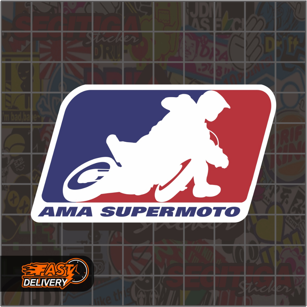 Jual Sticker Ama Supermoto Ukuran 8 x 4.5 Cm | Shopee Indonesia