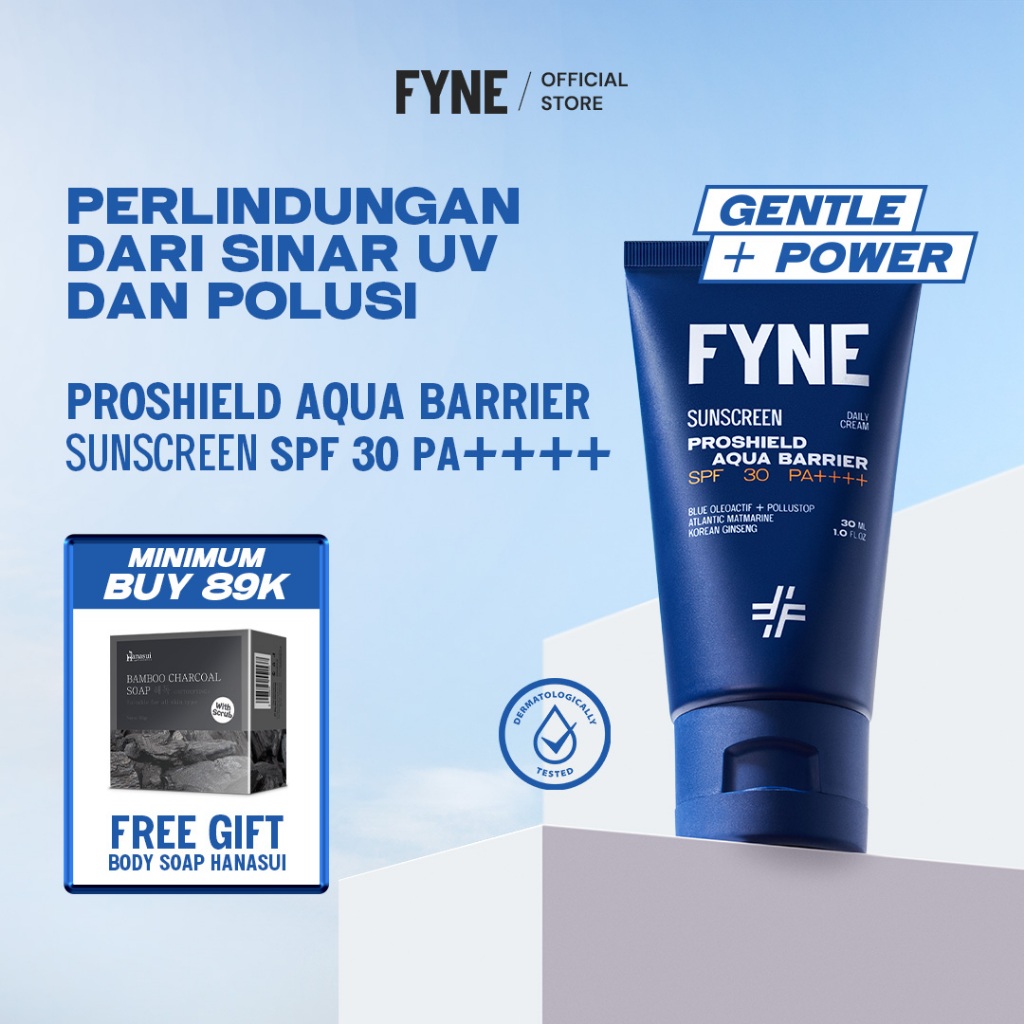 Jual FYNE [BEST GENTLE SKINCARE PRIA] ProShield Aqua Barrier Sunscreen ...