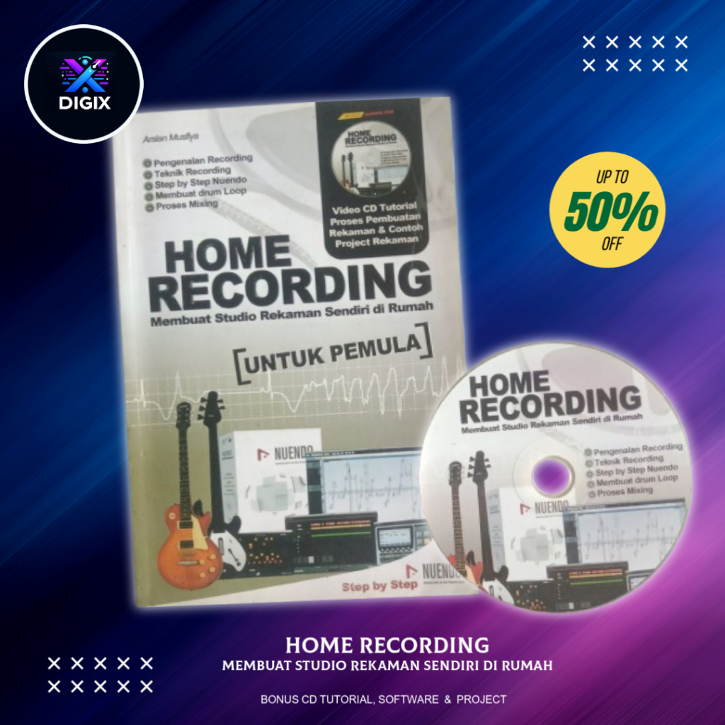 Jual Buku Belajar recording / rekaman ala rumahan | Shopee Indonesia