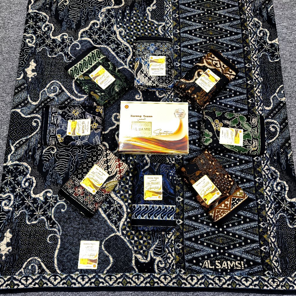 Jual sarung al samsi signature motif batik | Shopee Indonesia