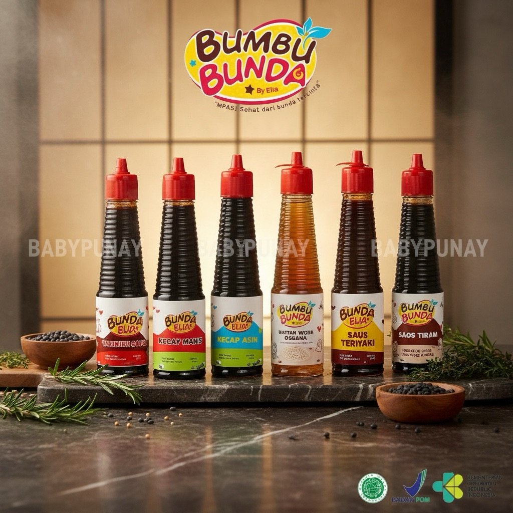 Jual BUMBU BUNDA SAOS TIRAM MINYAK WIJEN KECAP ASIN KECAP MANIS ORGANIK ...
