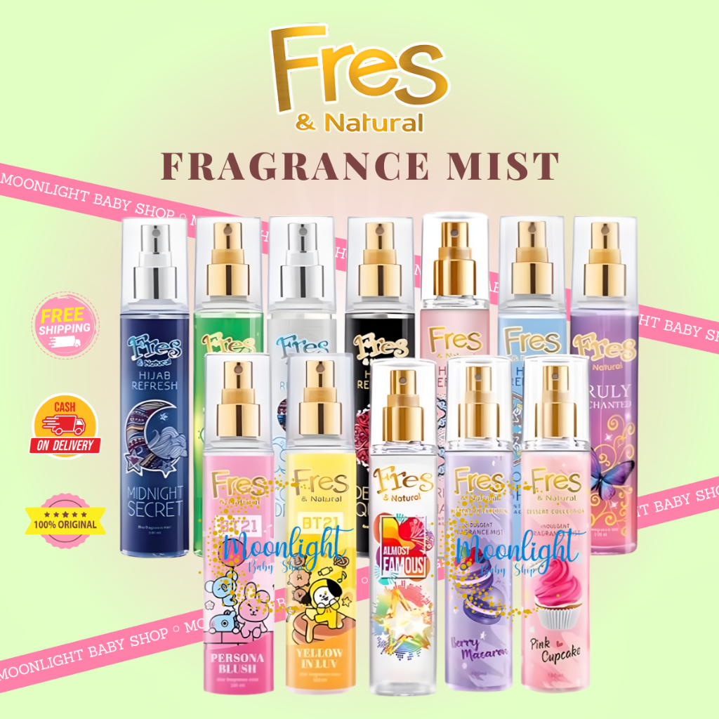 Jual FRES & NATURAL Cologne Fine Fragrance Mist 100ml | Parfum Cologne ...