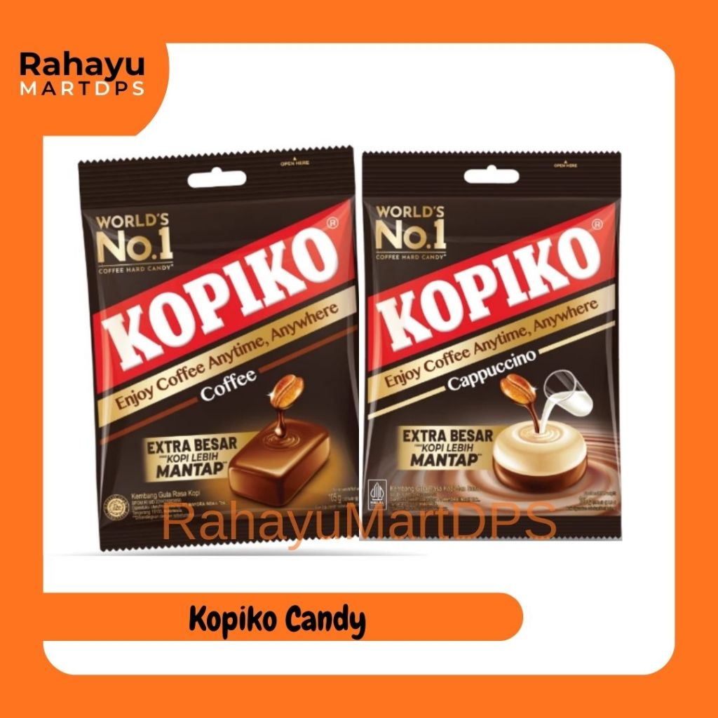 Jual Kopiko Coffee Candy Permen Kopi Original / Cappuccino | Permen ...