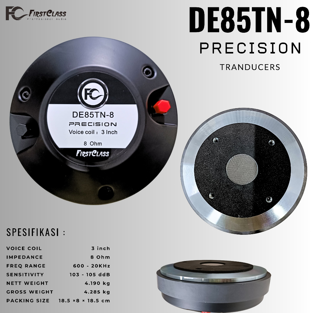 Jual READY LAGI !! Driver tweeter fc DE85TN De85 85tn de 85 tn spoll 3 ...