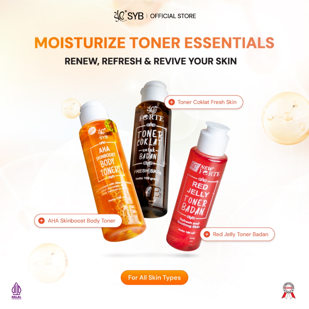 Jual NEW SYB [Toner Badan Booster 100ml] Toner Badan dengan Glycolic ...