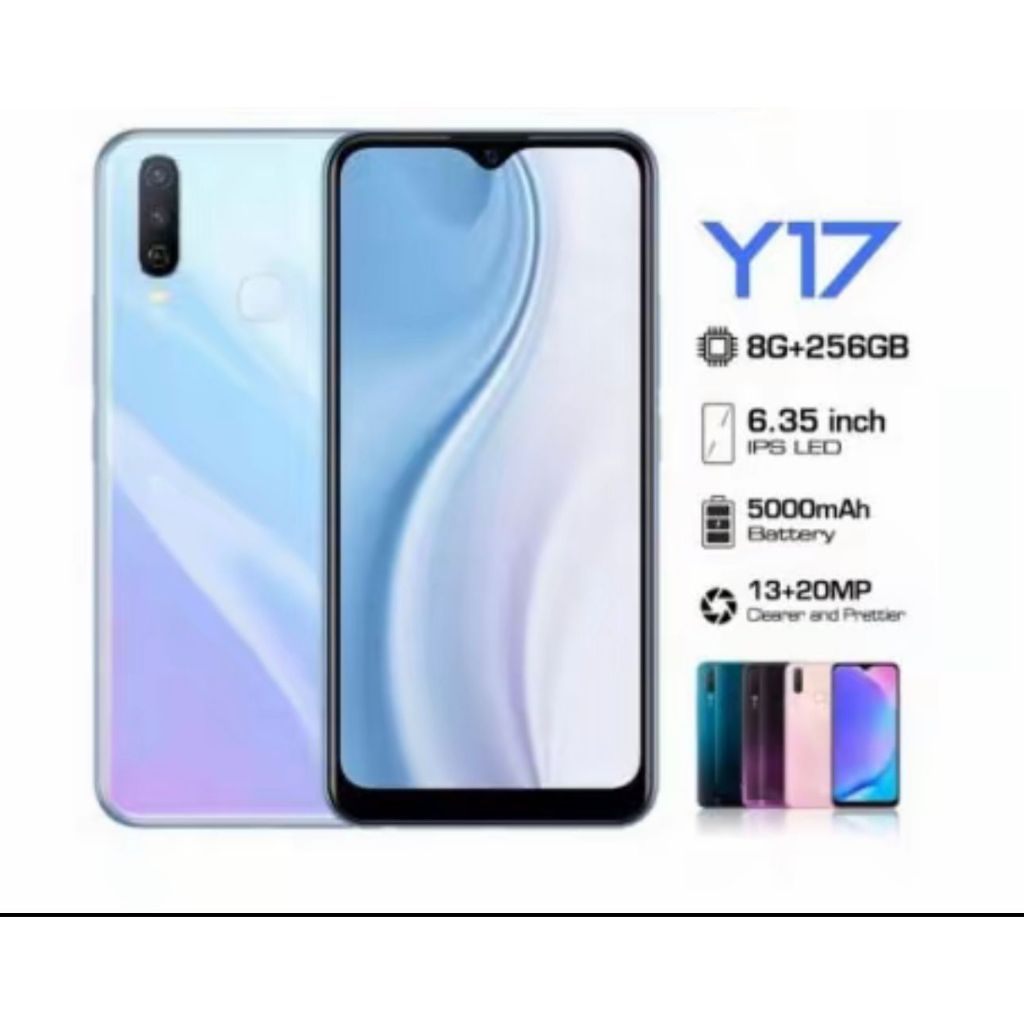 Jual VIVO Y17 terbaru HP Murah Cuci Gudang RAM 8GB+256GB Fast Charging ...