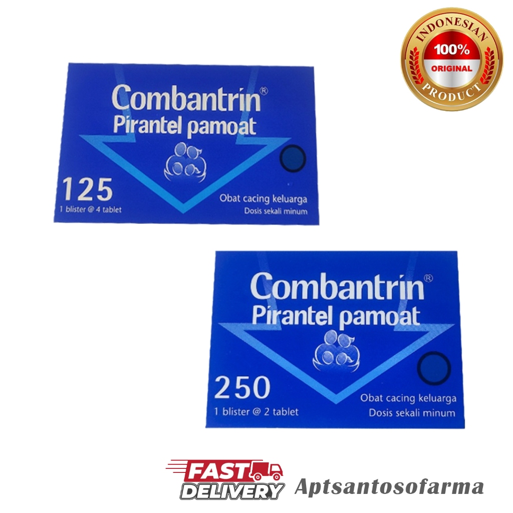 Jual Combantrin 125 & 250 MG Untuk Cacing untuk Dewasa | Shopee Indonesia