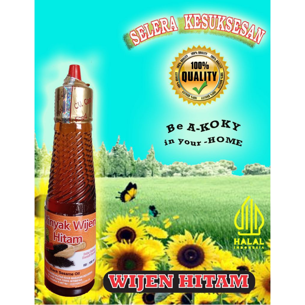 Jual MINYAK WIJEN HITAM BUNGA MATAHARI 135ML | Shopee Indonesia