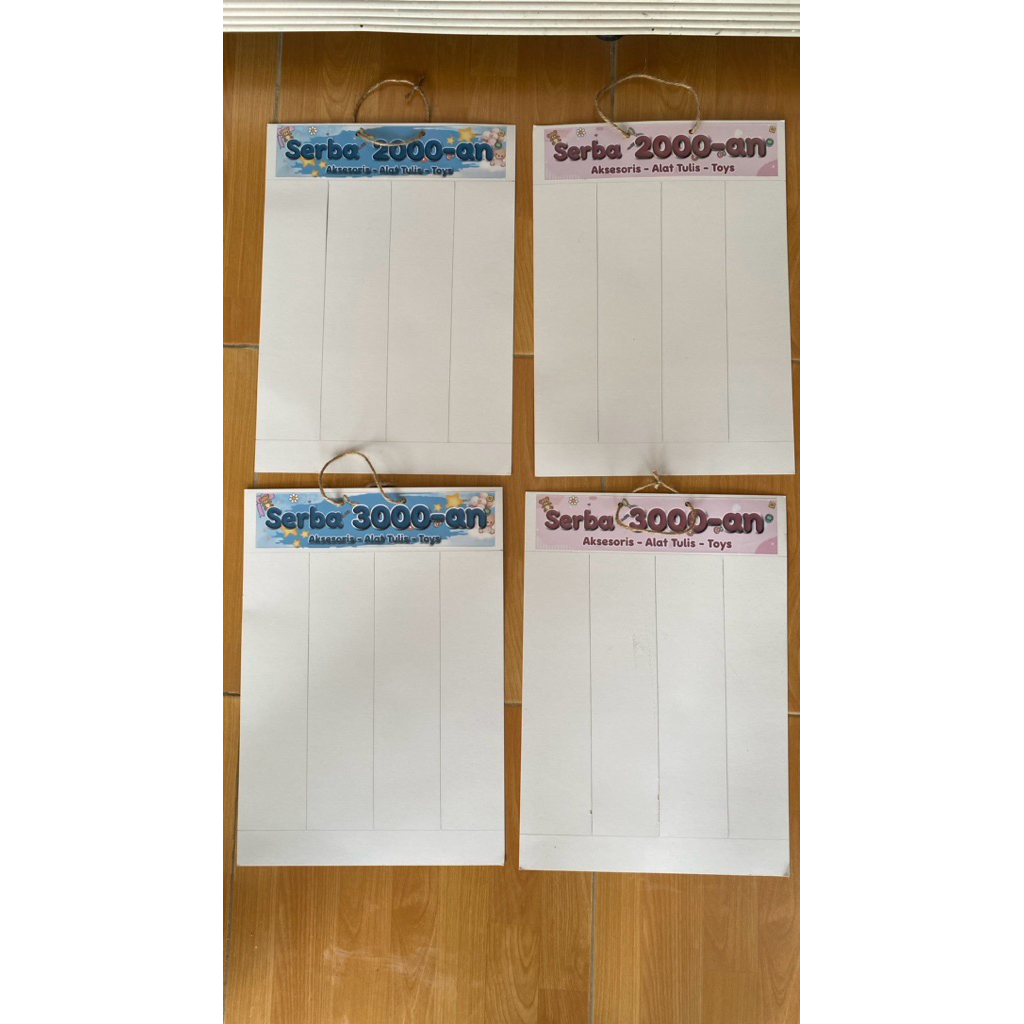 Jual Kertas Alas serba 2000-an/3000-an/Papan rencengan/papan alas/viral ...