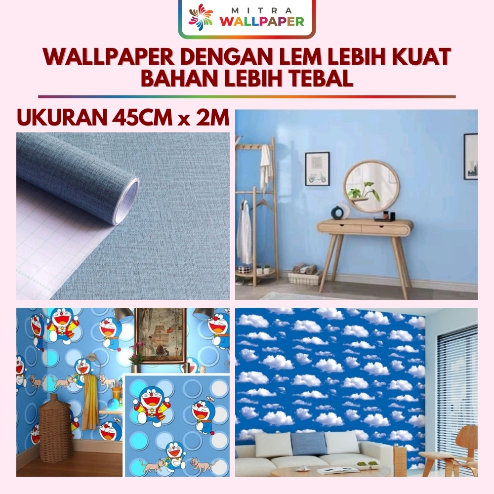 Jual Wallstiker Dinding Walpaper Sticker Ruang Kamar Tidur Meja Lemari ...