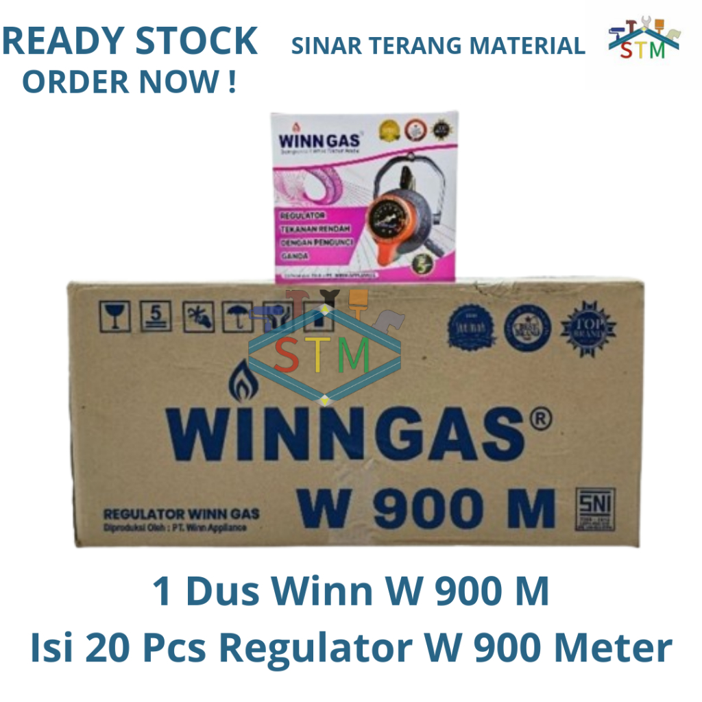 Jual Regulator Winn Gas W 900 M (1 Dus 20 Pcs) - Regulator WinnGas ...