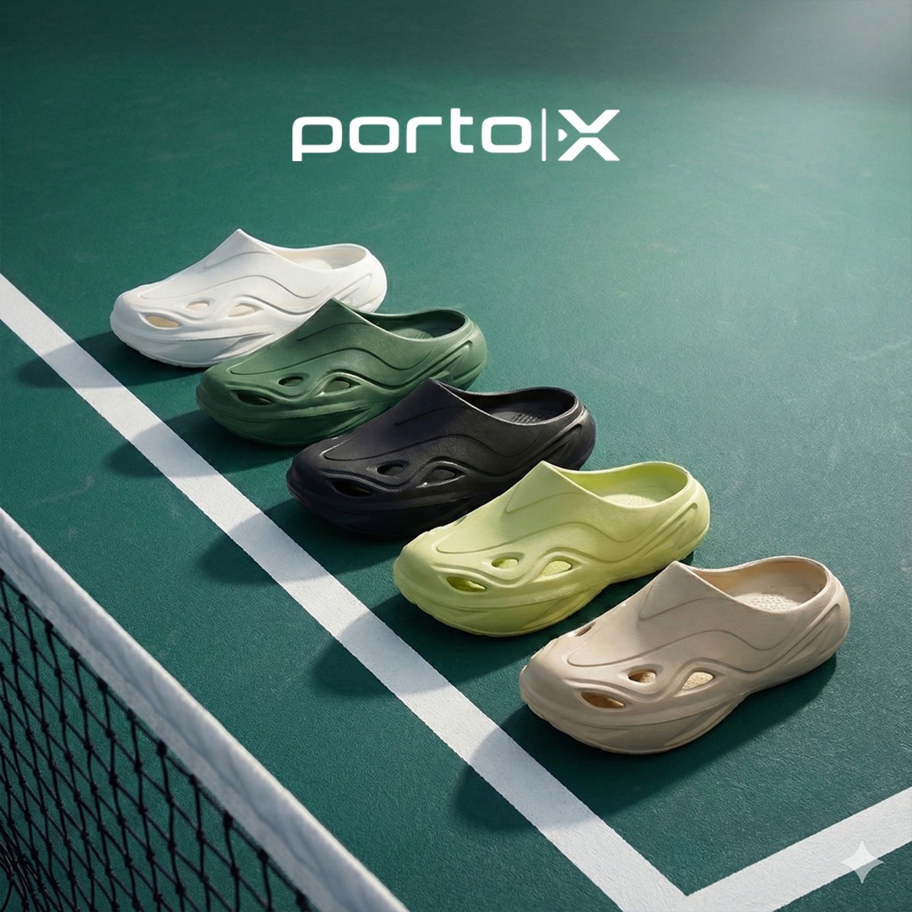 Jual Porto X Sandals - Jean Clogs Sandal Sport Recovery Resting ...