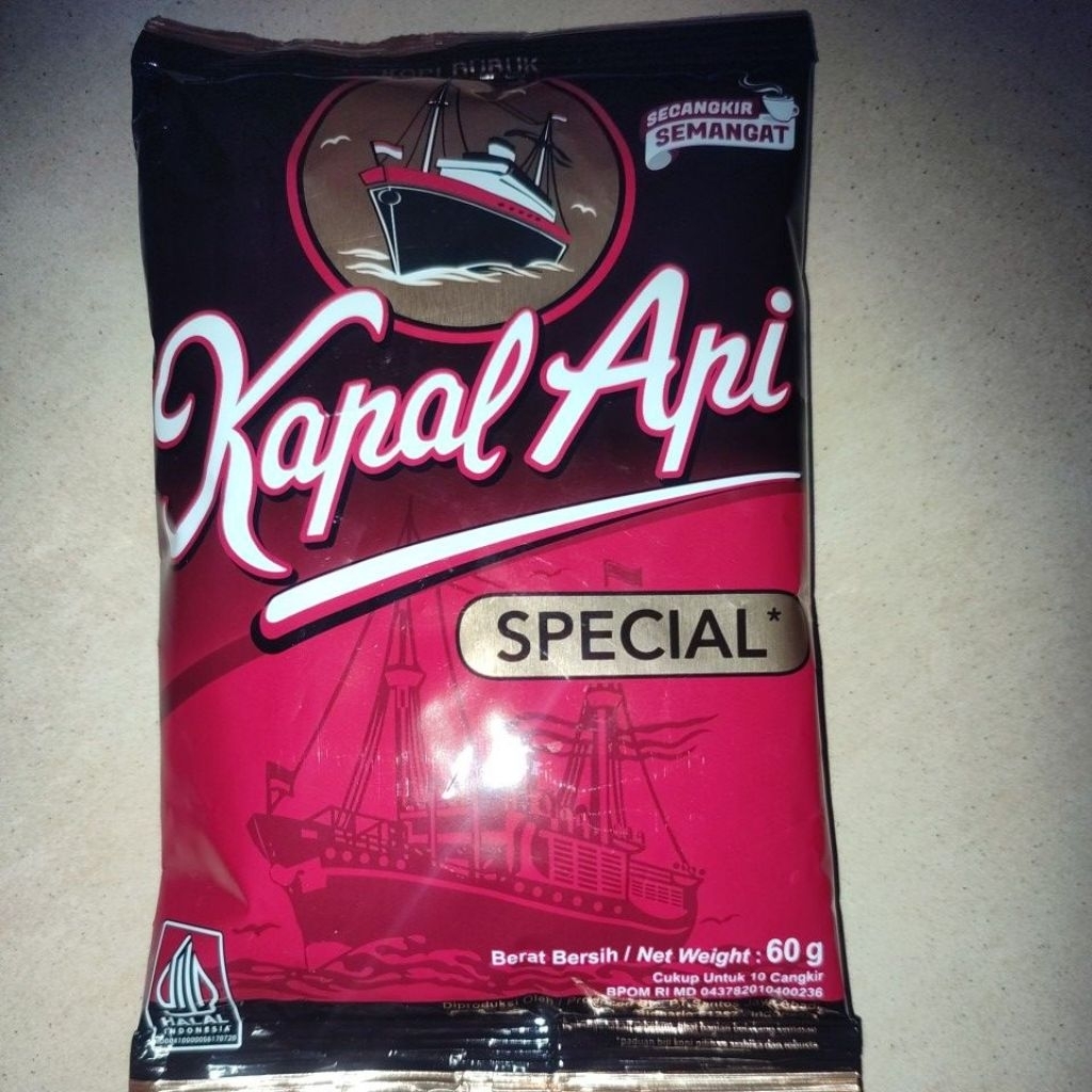 Jual KOPI KAPAL API 60GR KOPI BUBUK | Shopee Indonesia