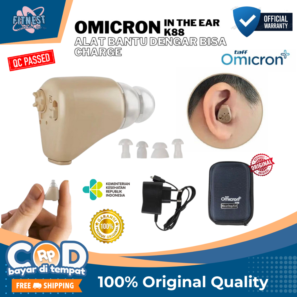 Jual TaffOmicron Alat Bantu Dengar Mini Cas Charger Telinga Orang Tua ...