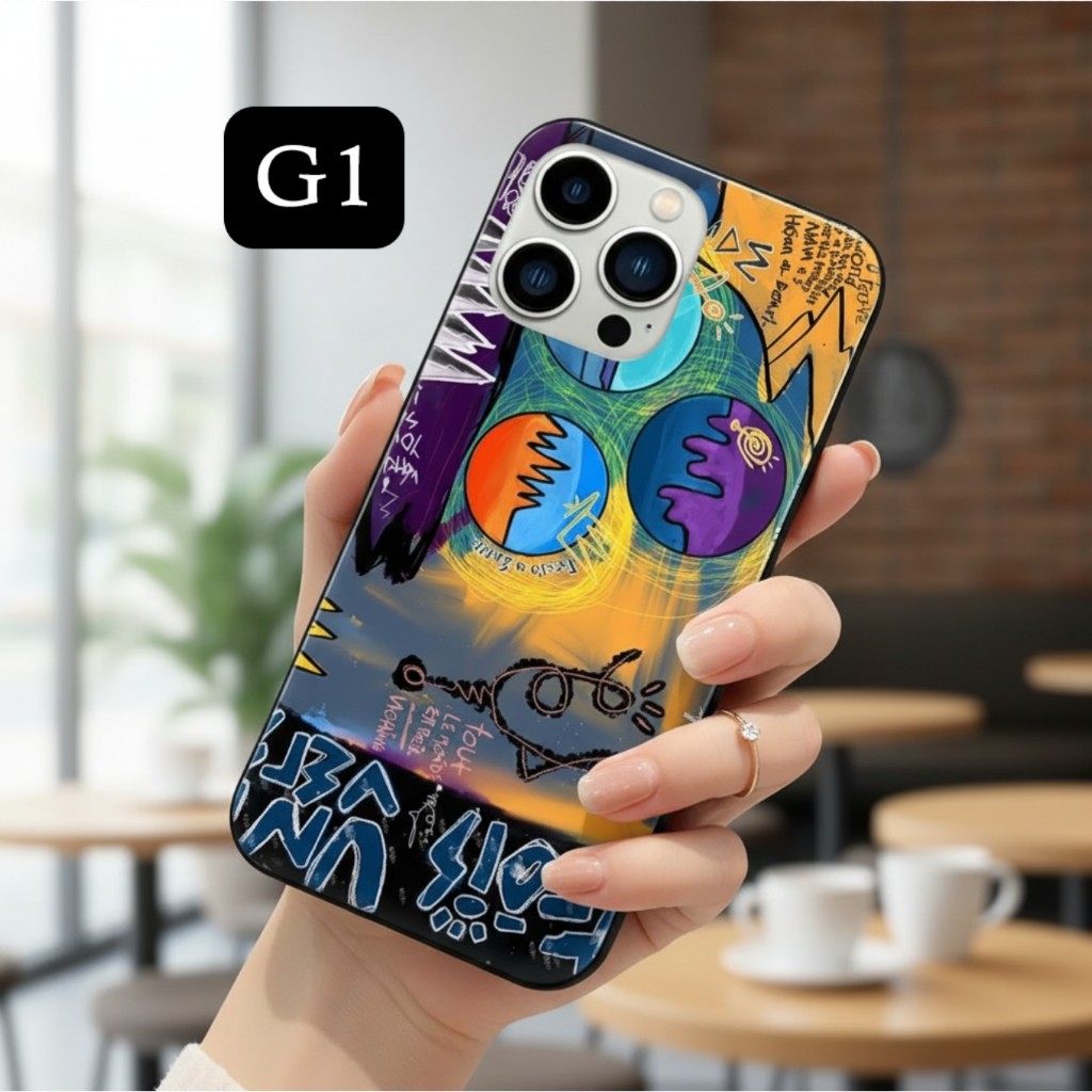 Jual Sharkcasy | Case HP Iphone Custom Abstract Painting | Softcase ...