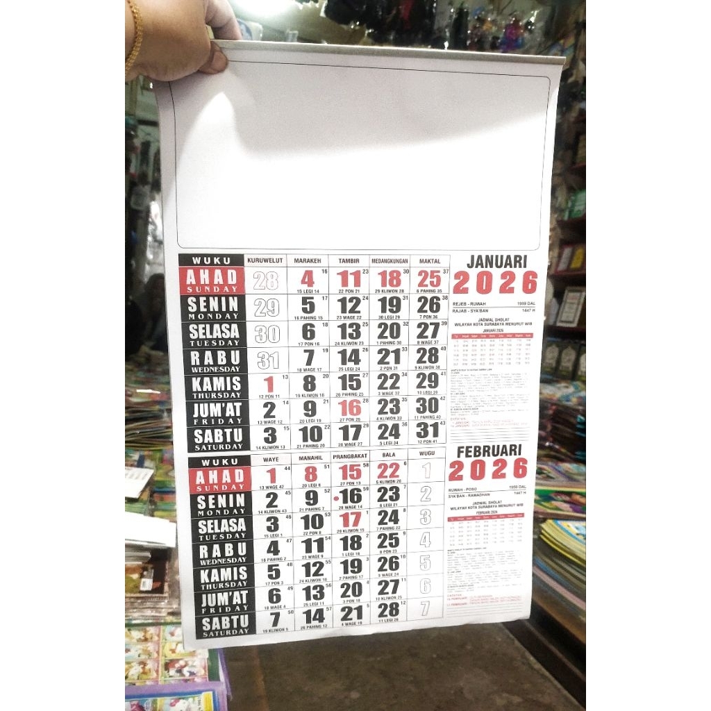 Jual kalender kantor dua bln | Shopee Indonesia