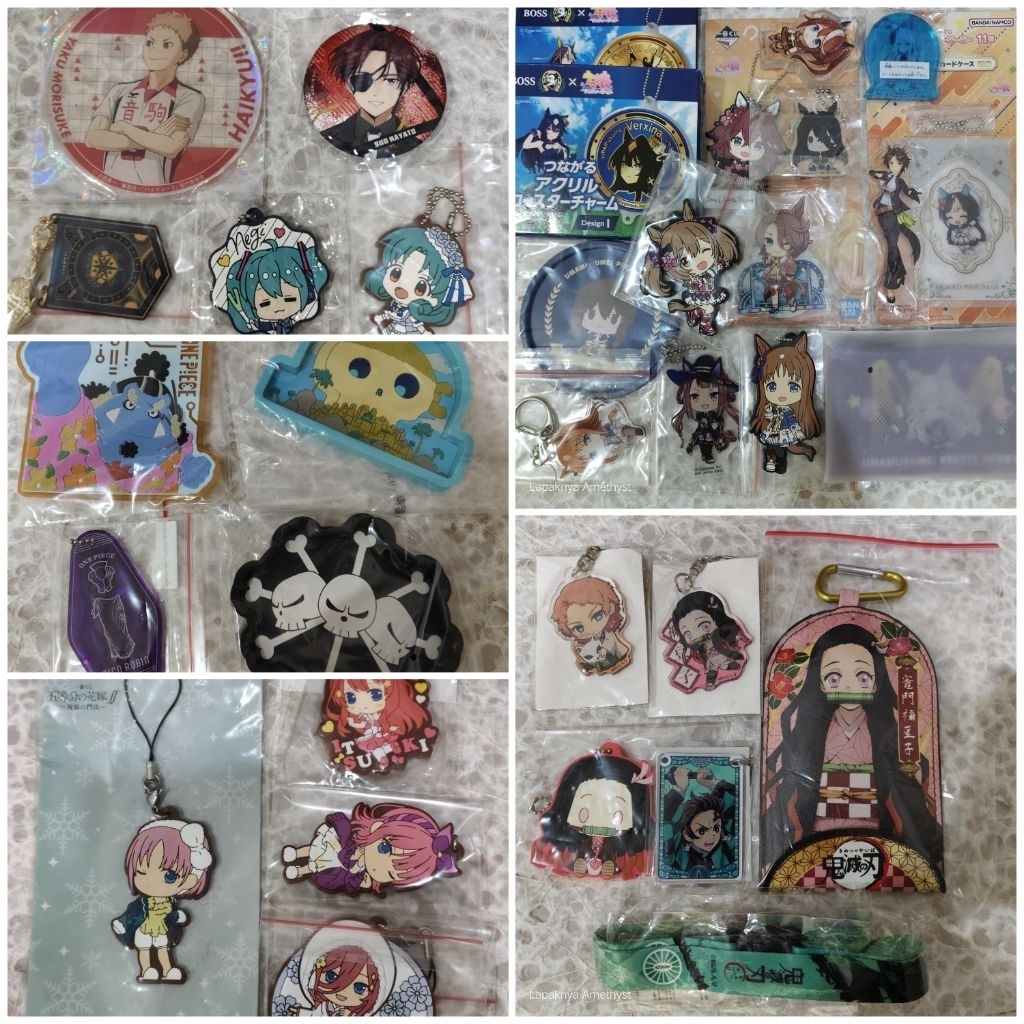 Jual mix official merch uma musume wind breaker jujutsu demon slayer ...