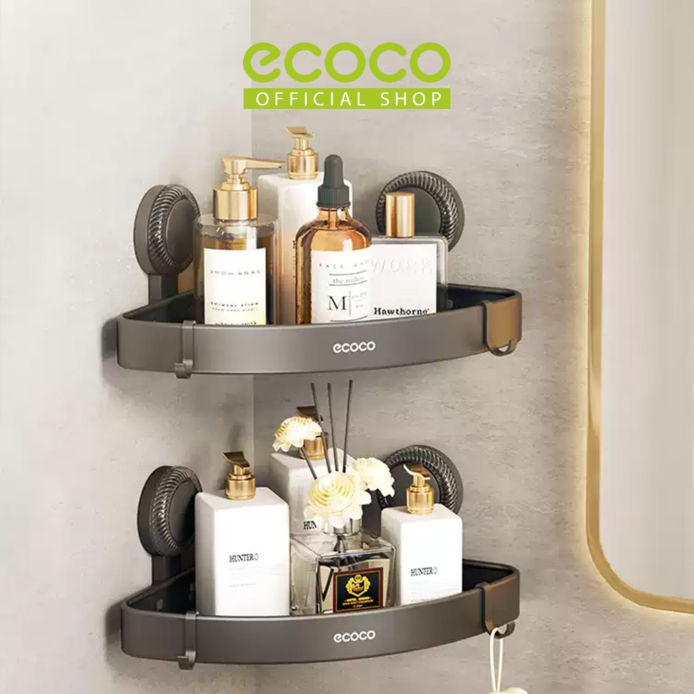 Jual ECOCO Suction Hardware Corner Aluminium Rack - Rak Sudut Aluminium ...