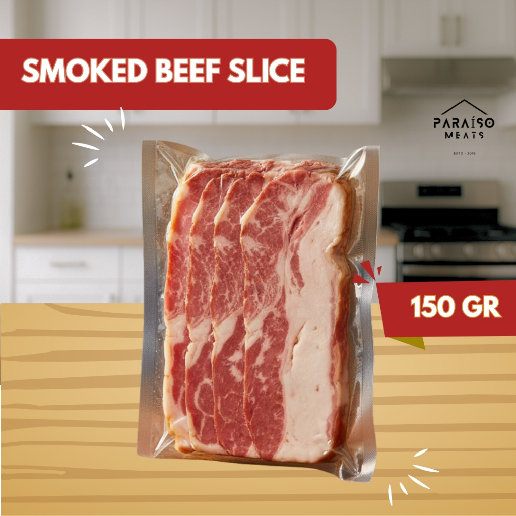 Jual Daging Sapi Asap Iris I Smoked Beef Slice 150 gr | Shopee Indonesia