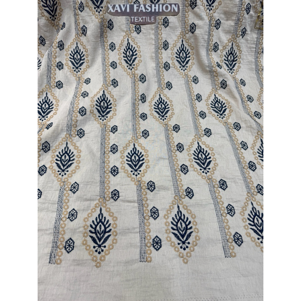 Jual KAIN KATUN LINEN EMBROIDERY || Harga Per Setengah Meter (50 cm ...