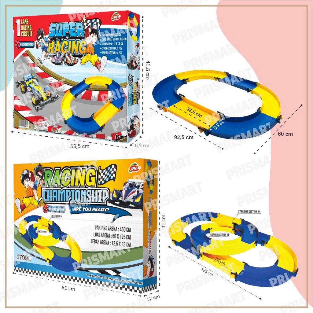 Jual [PM] Jalur tamiya track 1jalur 1way standard & 1way LOOP Kuning ...