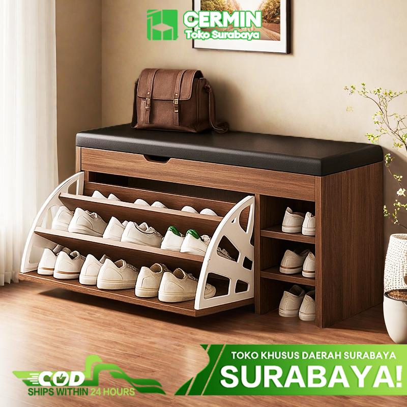 Jual Pengiriman Dari Surabaya---Lemari Sepatu Bangku Ganti Sepatu ...