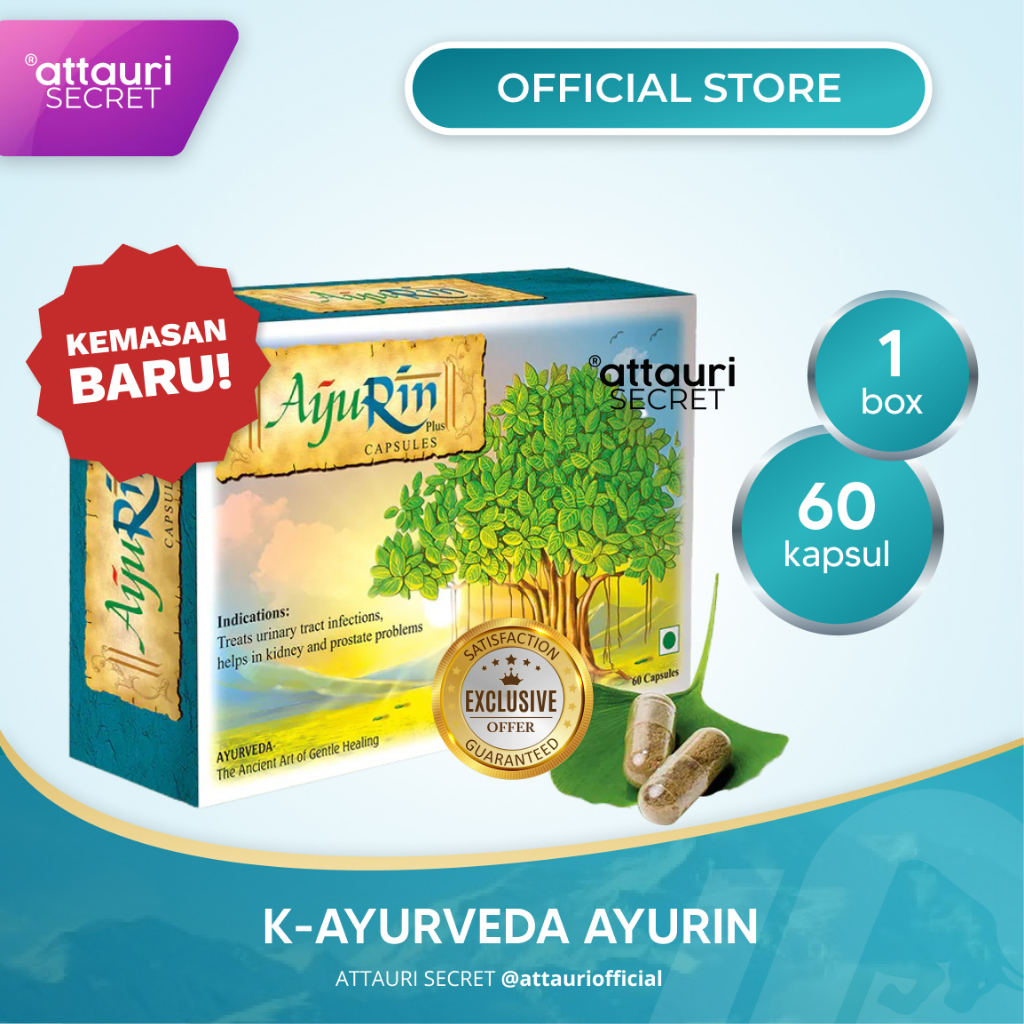 Jual AYURIN [Kemasan Baru] Exclusive (1 Box isi 60 Kapsul) Original K ...