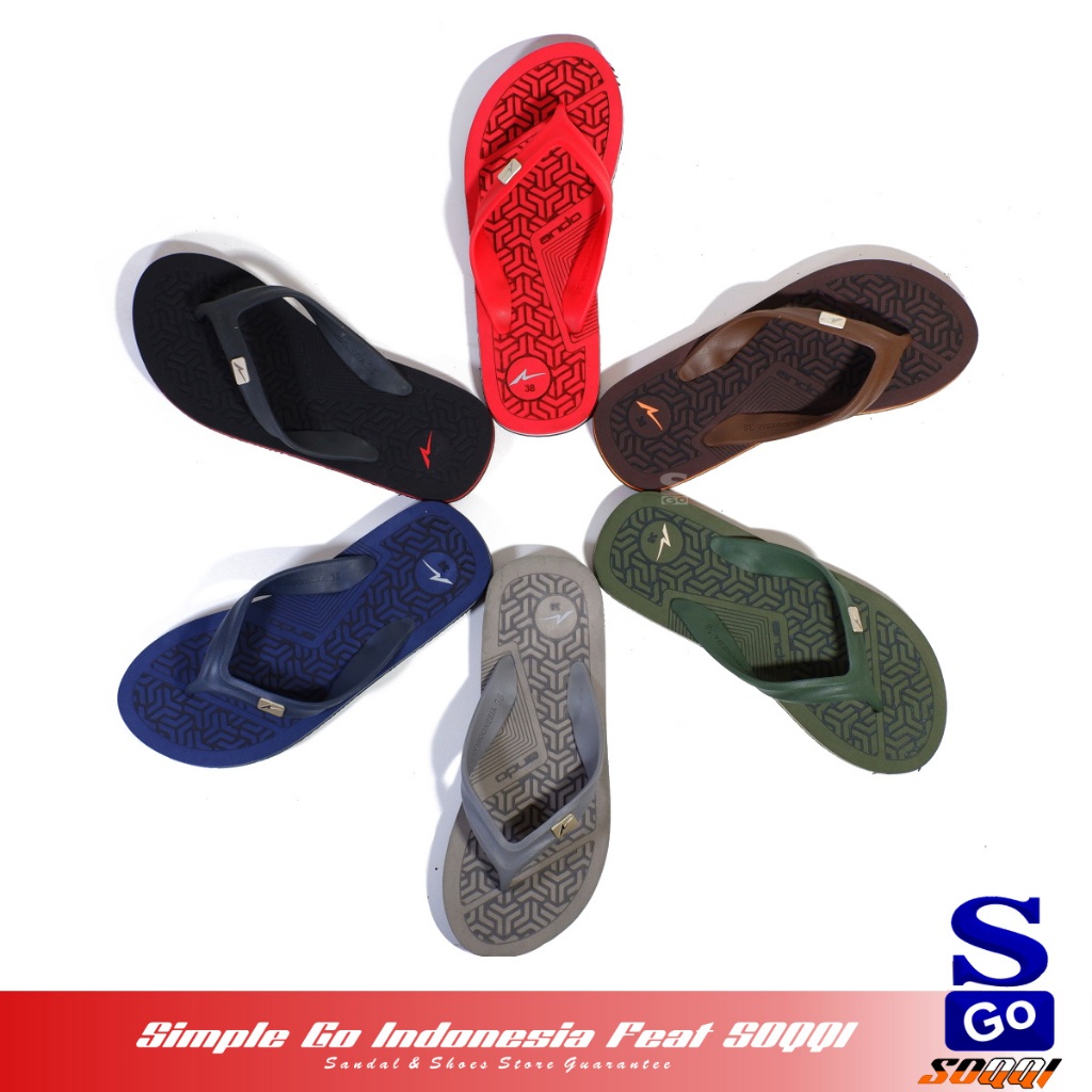 Jual Ando Prima Keren Sendal Japit Karet Pria Original Sandal Jepit ...