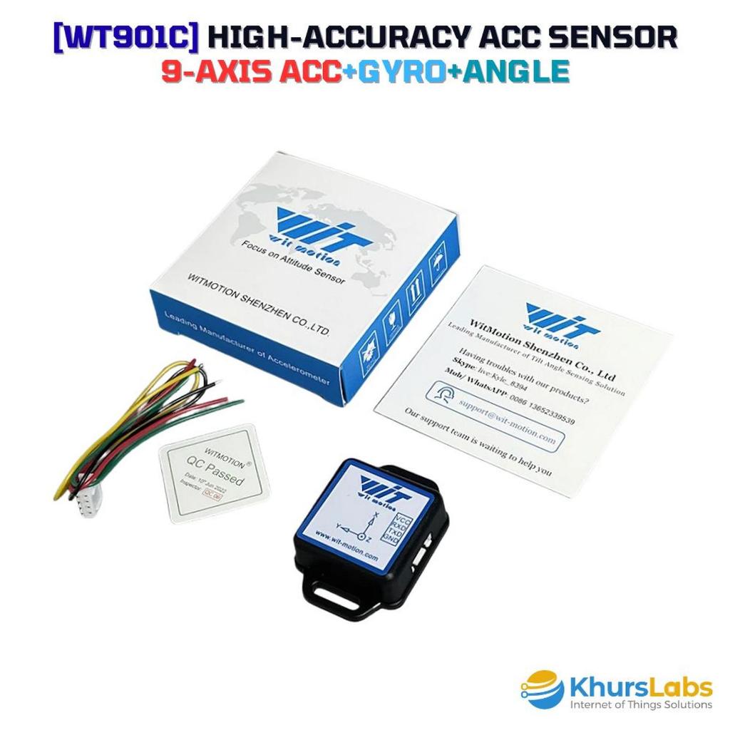 Jual WITMOTION WT901C Serial 9 Axis Accelerometer Gyroscppe Angle ...