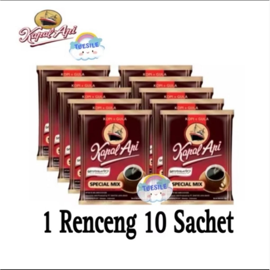Jual Kopi Kapal Api Mix 1 Renceng isi 10 Sachet | Shopee Indonesia