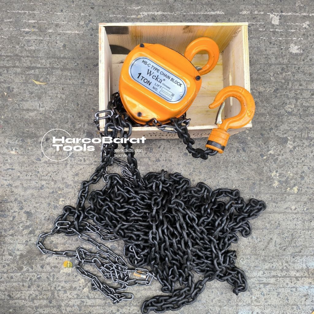Jual Chain Block Takel 1 Ton x 10 Meter Takel Hand Manual Germany ...