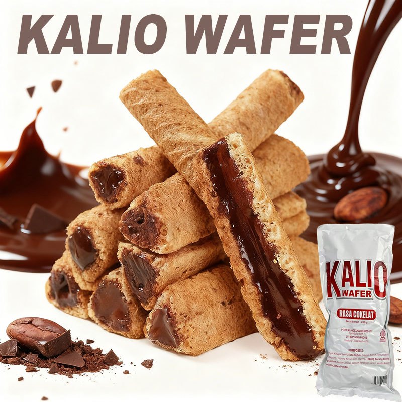 Jual COD Cemilan Kalio Wafer stick Batang 280g/560g Snack Wafer Kalio ...