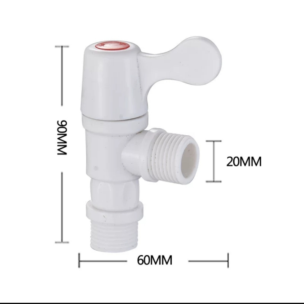 Jual KRAN SHOWER PVC 1/2 INCH /KRAN AIR | Shopee Indonesia