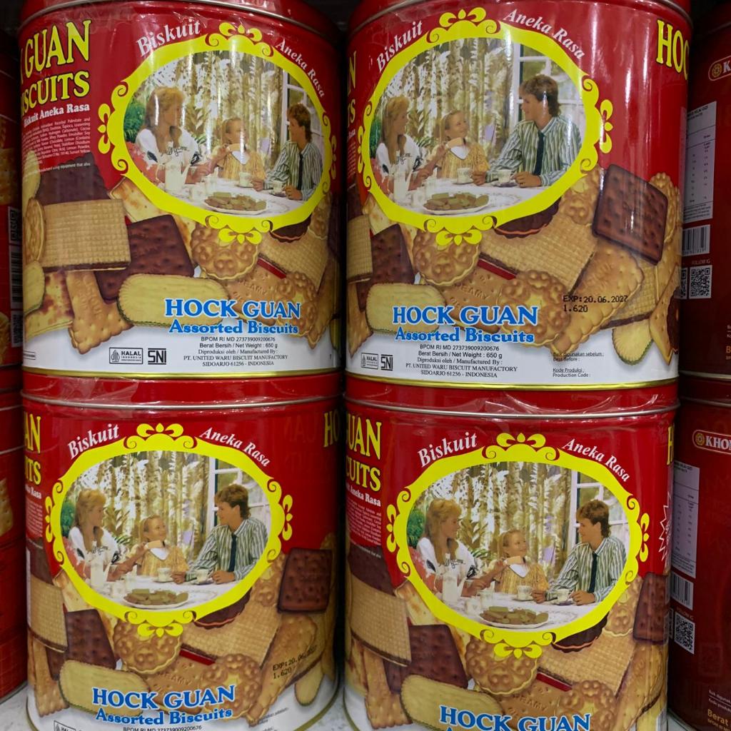 Jual Hock Guan Biskuit Aneka Rasa Kaleng Halal 650gr | Shopee Indonesia
