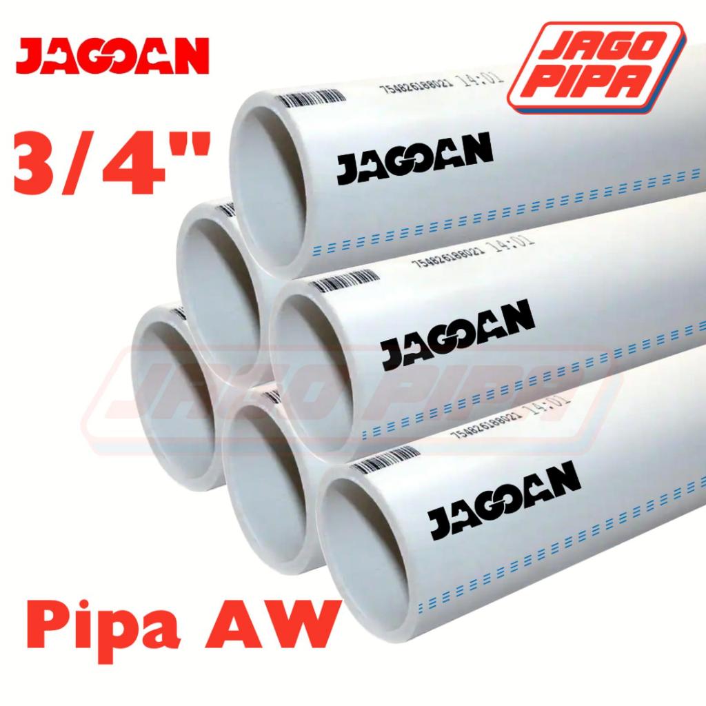 Jual Jagoan Pipa AW 3/4" MOF FULL 4 METER PVC Air Bersih Paralon Putih ...