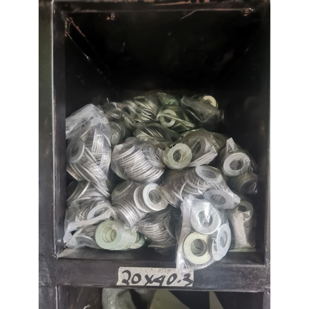 Jual ring plat m20x40 putih tebal 3mm harga per 1 kg bahan besi ...