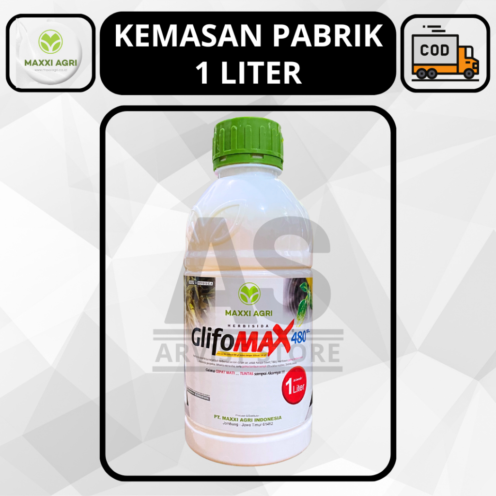 Jual Herbisida GLIFOMAX 480 SL 1 Liter - Sistemik Sampai Akar Maxxi ...