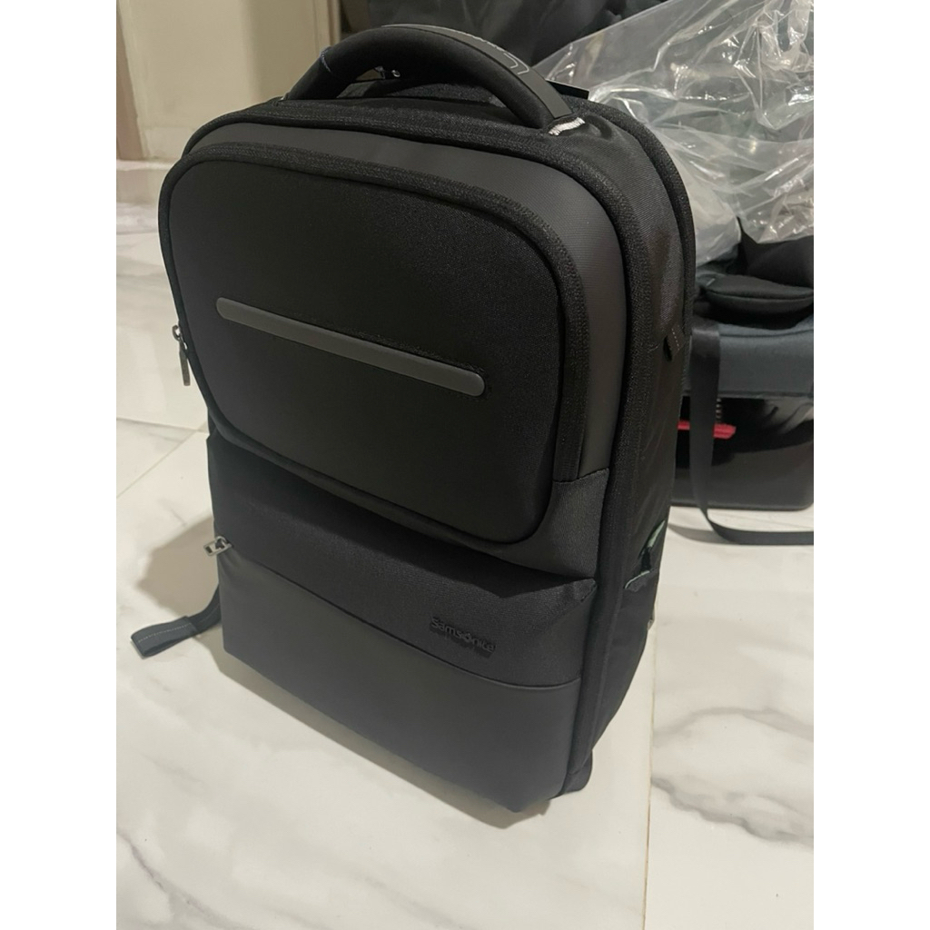 Jual Backpack Samsonite Black Eco smart travel Bag Baru | Shopee Indonesia