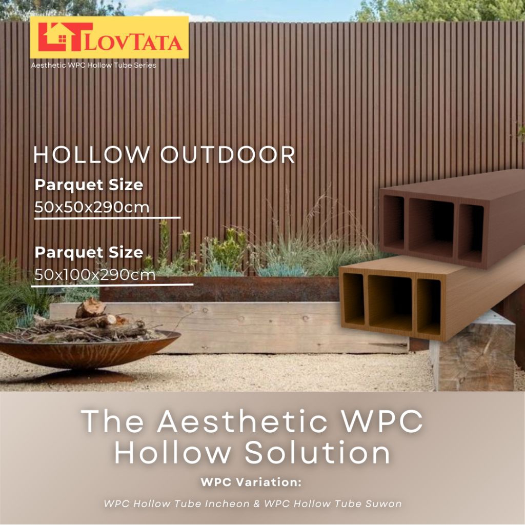 Jual LT - Hollow Outdoor kisi kisi WPC Pembatas Ruangan Kisi kisi PVC ...