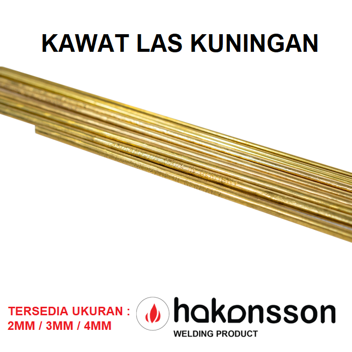 Jual Kawat Las Kuningan 2mm 3mm 4mm HAKANSSON Brass Welding Rod (Eceran ...