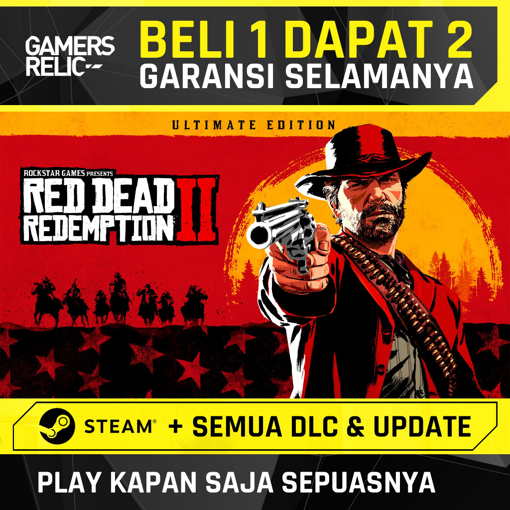 Jual RDR 2 / Red Dead Redemption 2 Ultimate Edition PC Original ...