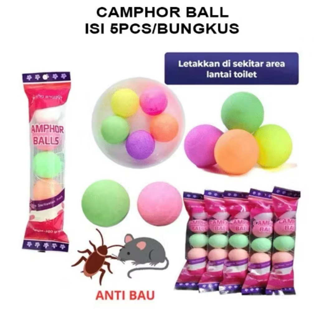 Jual KAMPER BULAT isi 5 WARNA - KAPUR BARUS PENWANGI LEMARI KAMAR MANDI ...