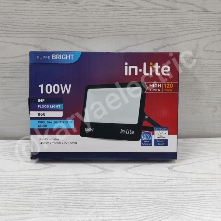 Jual LAMPU SOROT LED IN LITE IN-LITE INF060 100WATT 100W FLOOD LIGHT ...