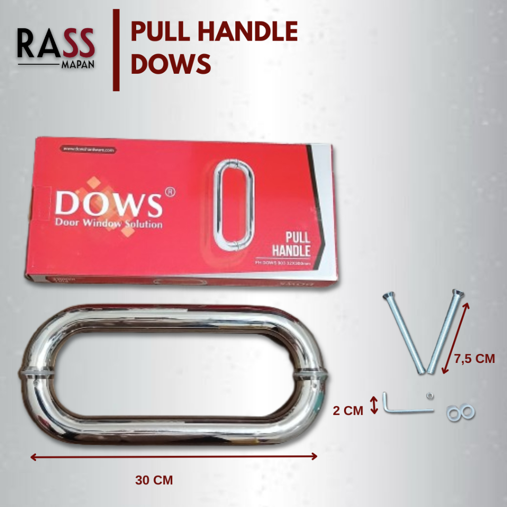 Jual Pull Handle C Pintu Aluminium Kaca Strong Stainless Steel ...