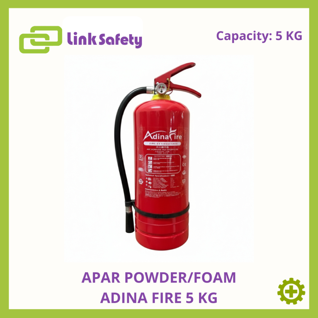 Jual APAR Pemadam Api 5 KG Adina Fire Dry Powder / Foam Terlengkap ...
