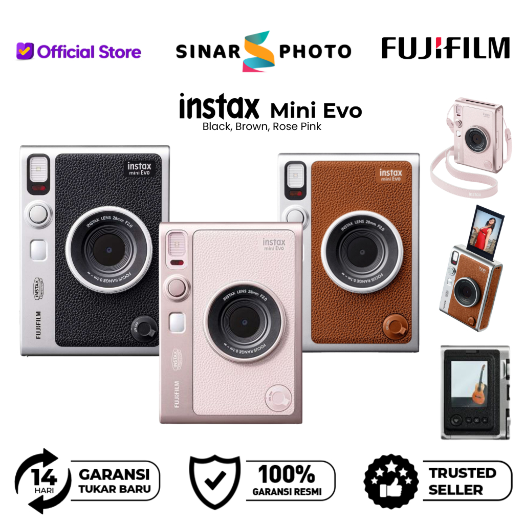 Jual Fujifilm Instax Mini Evo Hybrid Instant Film Camera/Instax Minievo ...