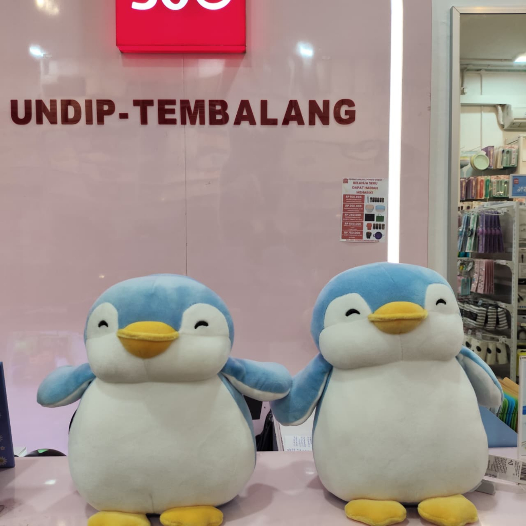 Jual MINISO Boneka Penguin Mini Biru | Small Penguin Plush Toy | Shopee ...
