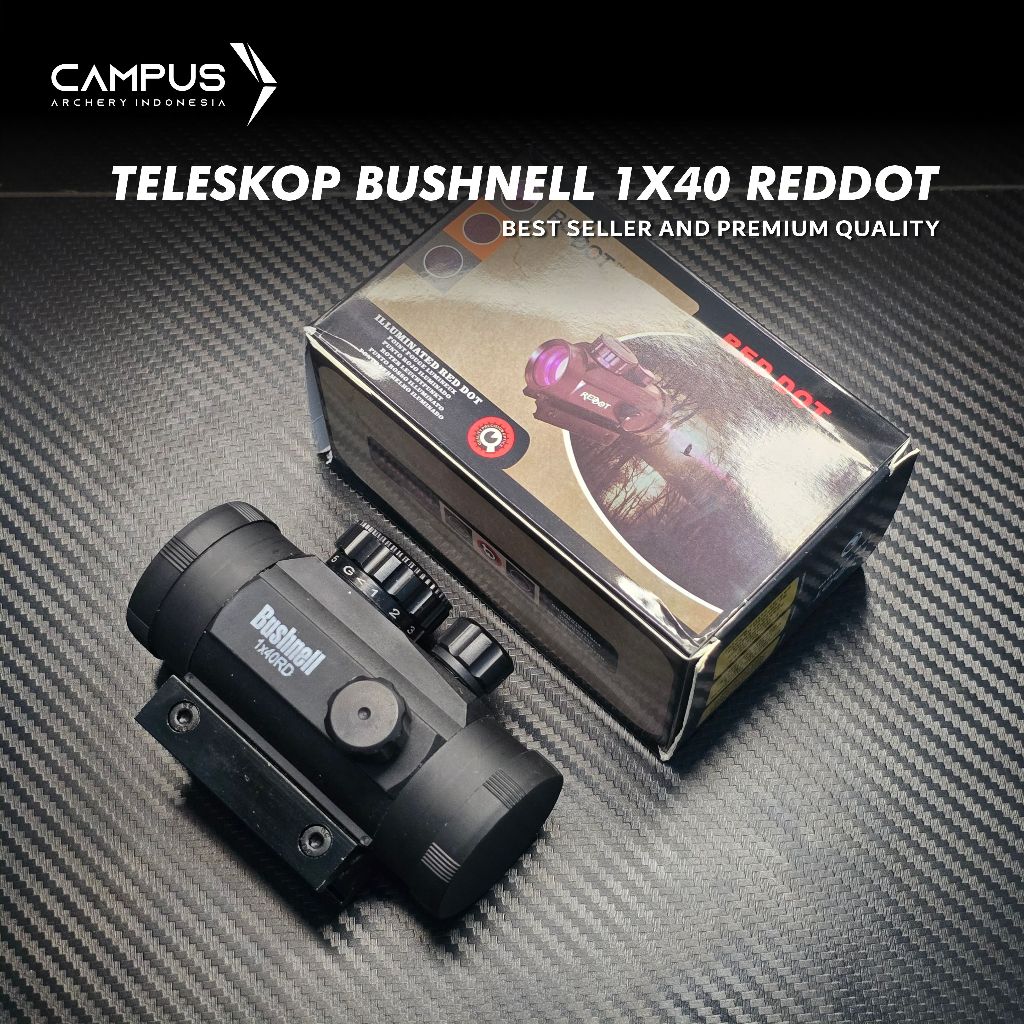 Jual Teleskop RED DOT 1x40RD Bushnell Original Hitam | Shopee Indonesia