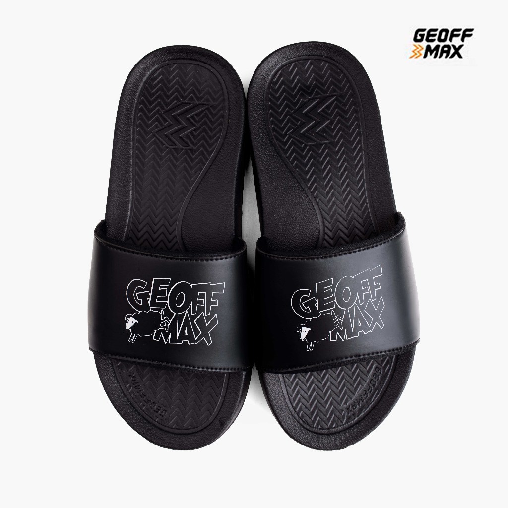 Jual Geoff Max Viper St Sheep Black Slides Sandal Pria & Wanita ...