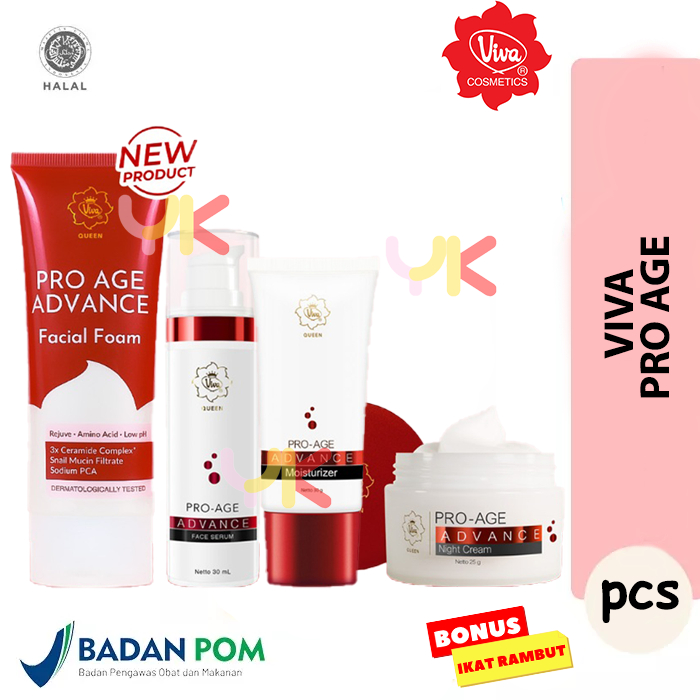 Jual Paket Viva Queen Pro-Age Series with SNAIL MUCIN, 3x CERAMIDE ...